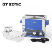 China 3 Liters Manual Ultrasonic Cleaner Adjustable Power 0 - 30 Min Timer for sale