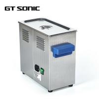 China Power Adjustable Parts Manual Ultrasonic Cleaner Sonic Bath 150 Watt 40kHz 6L for sale