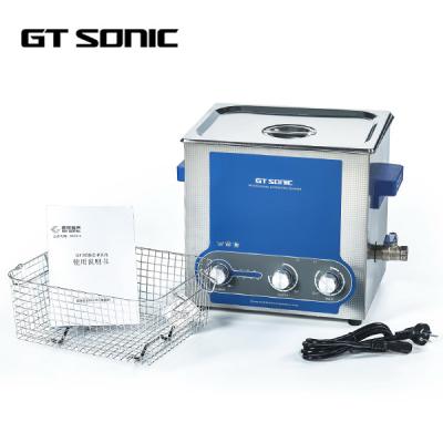 China 6L Heating Manual Ultrasonic Cleaner Power Adjustable 40kHz 150W 0-30 Mins Timer for sale