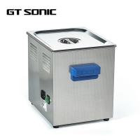 China GT P Series Manual Ultrasonic Cleaner 9L Power Adjustable SUS304 Tank for sale