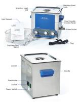 China 9L Ultrasonic Cleaner Bath 200W Power Adjustable For Dental Appliance for sale