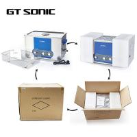 China Stainless Steel Manual Ultrasonic Cleaner 500 * 300 * 150MM 120 - 400W for sale