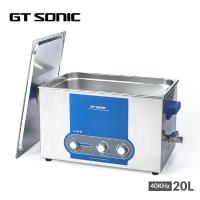 China 20L 400W SONIC Wave Ultrasonic Cleaner Adjustable Power Ceramic Heaters for sale