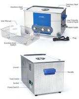 China 500W 27L Mechanical Control Power Adjusted Large Tank Ultrasonic Cleaner Machine With Timer Heater for sale