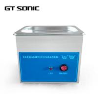 China Heated Ultrasonic Glasses Cleaner With Mechanical Control Small Capacity for sale