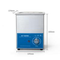China 1 . 3L SONIC Glasses Cleaner , High Efficiency Ultrasonic Cleaning Machine for sale