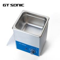 China 40kHz Mini Ultrasonic Dental Cleaner Stamping Tank With Mechanical Knob for sale