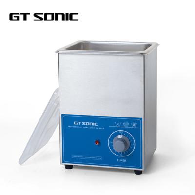 China 40kHz Mini Ultrasonic Dental Cleaner Stamping Tank With Mechanical Knob for sale