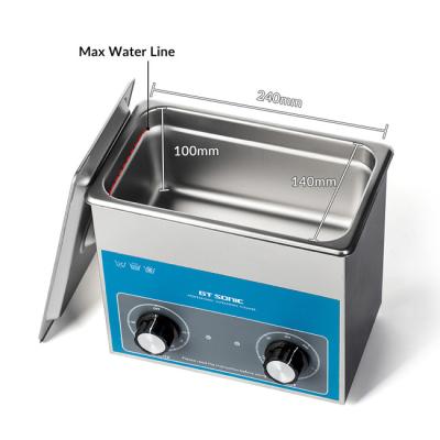 China GT SONIC 100W 40KHz 3L Parts Ultrasonic Cleaner For Injector for sale