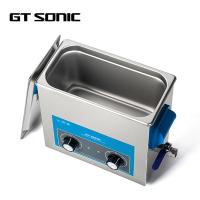 China SUS304 Laboratory Manual Ultrasonic Cleaner 20min Timer VGT 1860QT 6L for sale