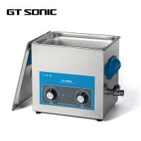 China Heated Digital Ultrasonic Jewelry Cleaner Square Shape Powerful Transducer for sale