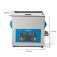 China SUS304 Tank 9L 200W Heated Ultrasonic Cleaner For Medical Instruments for sale