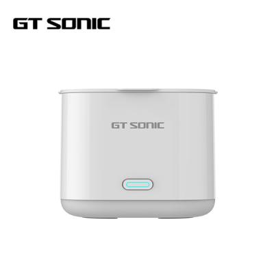 China White Mini Ultrasonic Jewelry Cleaner , Home Jewelry Cleaning Machine 10W for sale