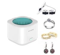 China 20W Small Ultrasonic Jewelry Cleaner With 12V 5A Adaptor for sale