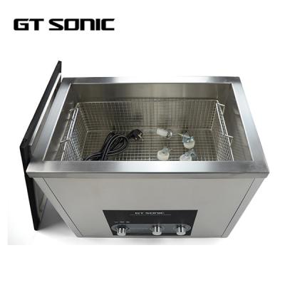 China Square Ultrasonic Parts Washer , Industrial Ultrasound Equipment 600W for sale