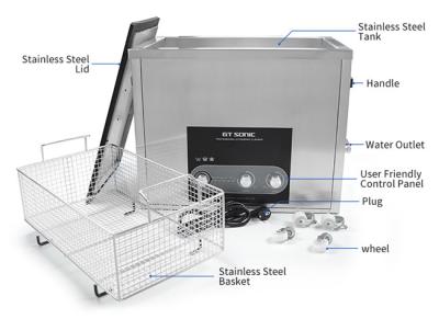 China Heated Ultra Sonic Washer Spare Parts Ultrasonic Cleaning Machine 36L for sale