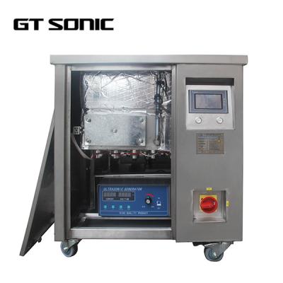 China Stainless Steel Industrial Ultrasonic Cleaner PLC Control For Fuel Injector for sale