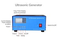 China 53L 40kHz Industrial Ultrasonic Cleaner Sweep Frequency Ultrasonic Injector Cleaning Machine for sale
