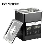 China Titanium Black Ultrasonic Cleaning Machine 2L Mirror Stainless Unique Shape for sale
