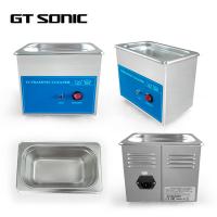 China Jewelry / Watch Home Ultrasonic Cleaner Bench Top Stainless Steel Material for sale