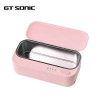 China 430ml 2500mA Battery Portable Ultrasonic Cleaner 45kHZ For Glasses for sale