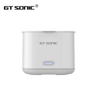 China Portable Small Light Cube Ultrasonic Dental Cleaner 180ml Volume For Contact Lenses for sale