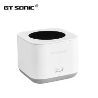 China Portable Small Light Cube Ultrasonic Dental Cleaner 180ml Volume For Contact Lenses for sale