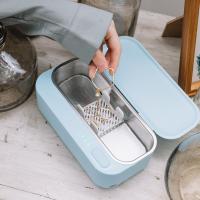 China PSE 2500mA Battery Portable Ultrasonic Cleaner 45kHZ For Glasses for sale
