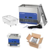 China Digital 40000Hz 3L Heated Ultrasonic Cleaner With Heater Timer for sale