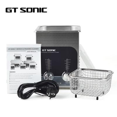 China Stainless Steel SUS304 Ultrasonic Jewelry Cleaner 100W Heating Power for sale