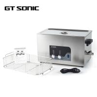 China 20L Manual Ultrasonic Cleaner 2 Different Power Engine Cleaning for sale