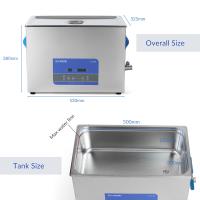 China 400W Heated 40KHz Ultrasonic Parts Washer 30L Ultrasonic Cleaner for sale