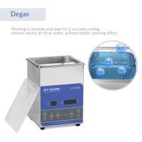 China 40kHz 50w Heated Ultrasonic Jewelry Cleaner 2 Liters Smart Touch Panel for sale