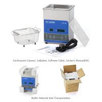 China 2L To 27L Jewelry Ultrasonic Cleaner 40kHz Power Adjustable With Basket for sale