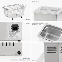 China 2L To 27L Jewelry Ultrasonic Cleaner 40kHz Power Adjustable With Basket for sale