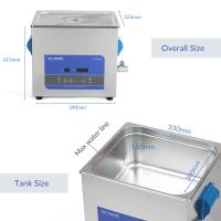 China 13L Ultrasonic Dental Cleaner 300W Stainless Steel Basket For Dental Instruments for sale