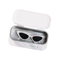 China Battery Powered Ultrasonic Eyeglasses Cleaner With Auto Timer Shut Off for sale