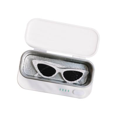 China Mini Ultrasonic Jewelry Cleaner SUS304 Basket Rechargeable 46kHz 430ml for sale