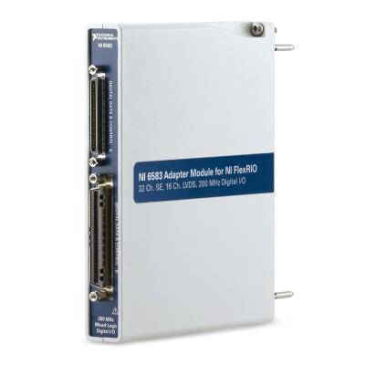 China National Instruments NI-6583 FlexRIO Digital I/O Module 200MHz 32 Single-Ended 16 LVDS Channels for sale