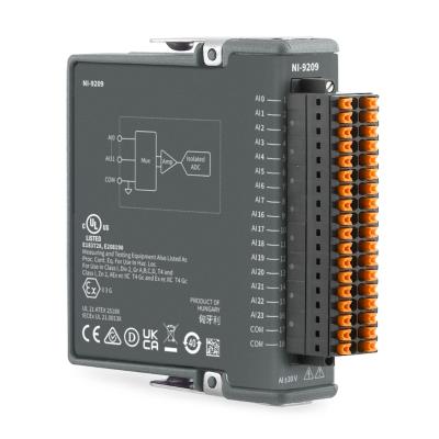 China National Instruments NI-9209 C Series Voltage Input Module with 16 Channels, 24-bit Resolution for CompactRIO/CompactDAQ for sale