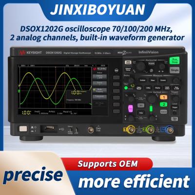 China Keysight DSOX1202G Oscilloscope 200 MHz Bandwidth 2 Analog Channels Built-in Waveform Generator for sale