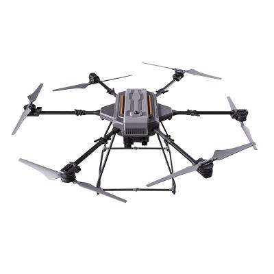 China Heavy Lift Fire Fighting Drone 100kg Payload 70min Endurance Carbon Fiber Six Rotor UAV for sale