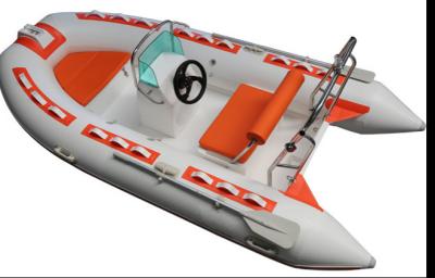 China 2022 rigid bottom inflatable boat 12ft rib360B with console and seat for sale