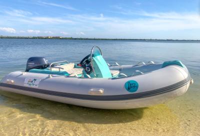 China 2022 hypalon inflatable boats  rib boat 12ft rib360C with console and back cabin for sale