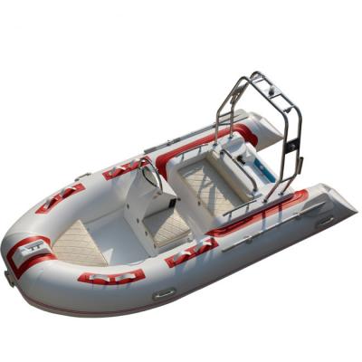 China 2022  inflatable fishing boats with motors rib boat 12ft rib360C with console and back cabin for sale