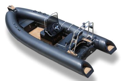 China 2022   hard bottom inflatable boat  PVC or hypalon rib480B with fuel tank  back cabin  more colors for sale