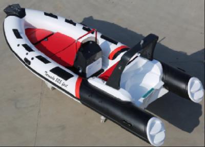 China 2022  large rigid hull with motor 17ft PVC or hypalon with sundeck light grey RIB520C for sale