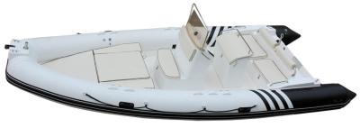 China Rigid Hull Inflatable Boats 22 Ft Toughness / Reliability With Fiberglass Step for sale