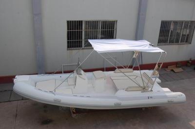 China 700 Cm Length Inflatable Rib Boat Fiberglass 23 Ft All Colors For 14 Persons for sale