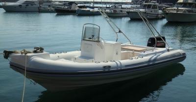 China 15 Persons Inflatable Rib Boat Abrasion Resistance 25 Ft  Orca Hypalon All Colors for sale